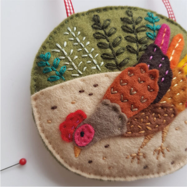 ‘Chicken’ – Printable Felt Lavender Bag Sewing Pattern | Drop The Weasel